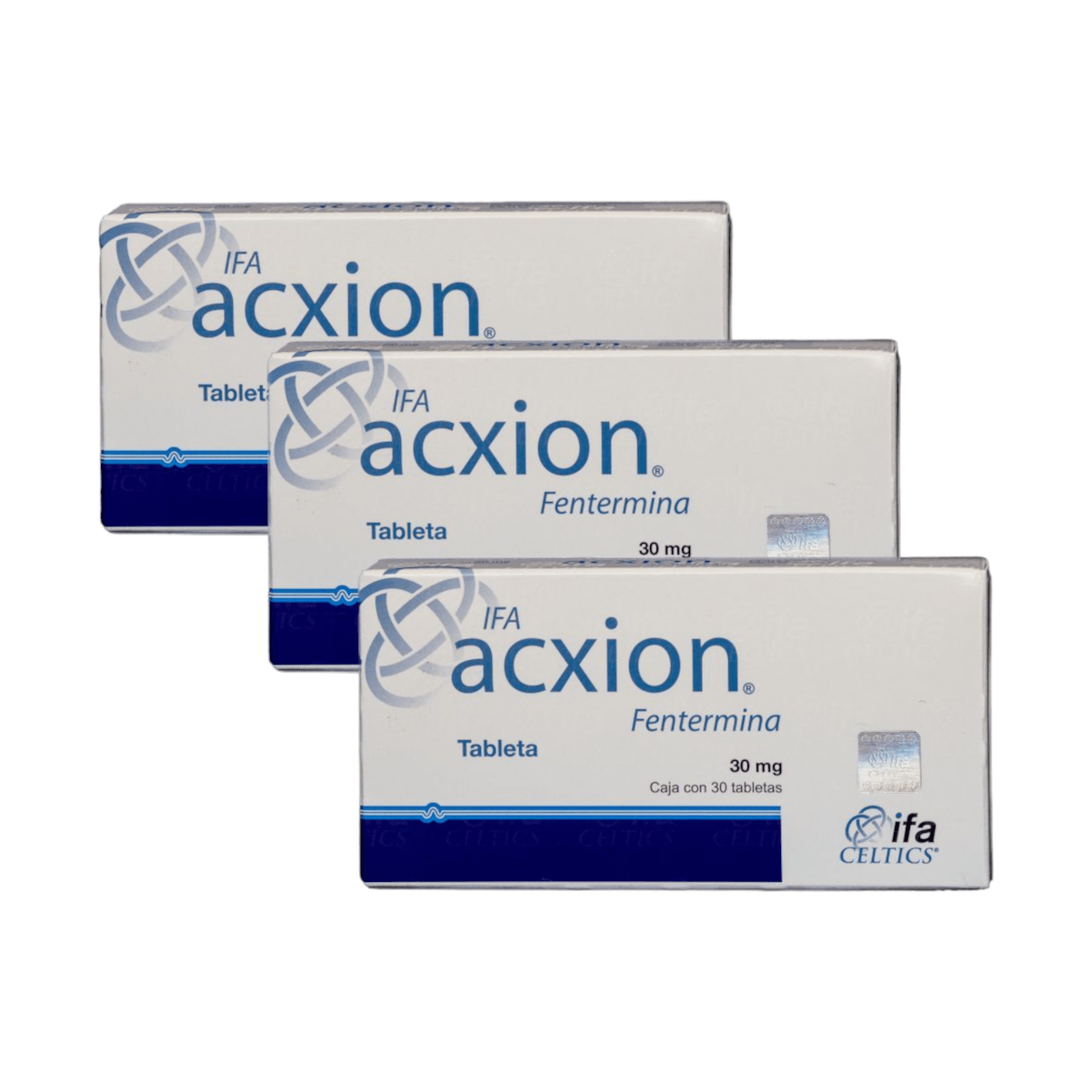 3 Pack Acxion 30 mg - Ana Monterrey
