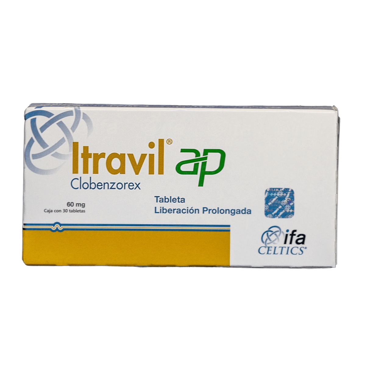 Itravil AP 60 mg 30 tabletas - Ana Monterrey
