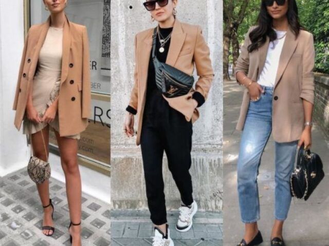 Looks que puedes hacer con un blazer color camello y son perfectos para ...
