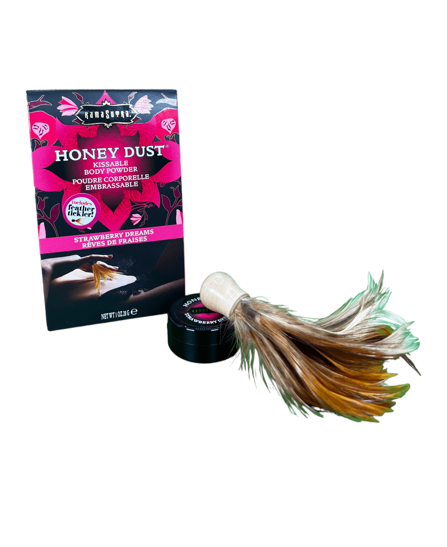 Kamasutra Honey Dust Kissable Body Powder Strawberry Dreams 1 OZ 28g ...