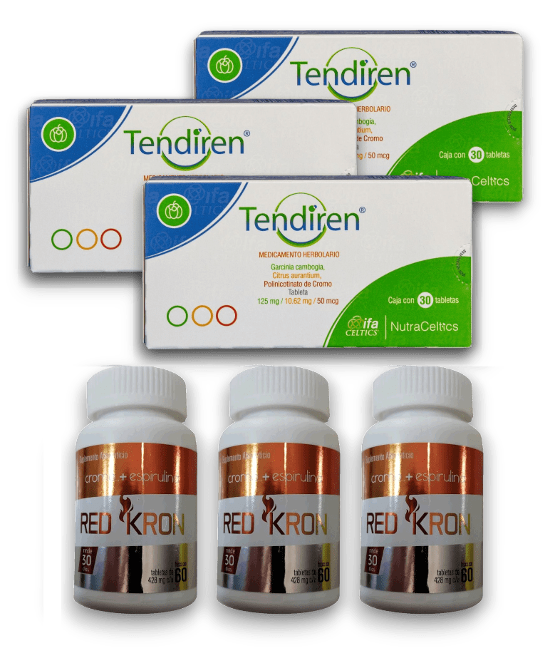 Premium Tendiren y Red Kron 30 tabletas - Ana Monterrey